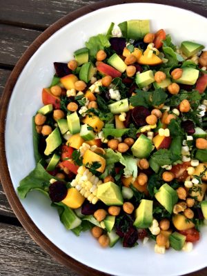 Summer 'garbage' salad - A Life From Scratch.